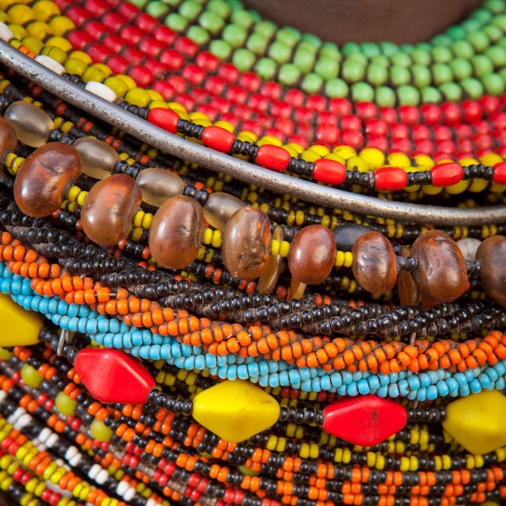 African Beaded Necklaces: Cultural Legacy of African Tribal Art and ...