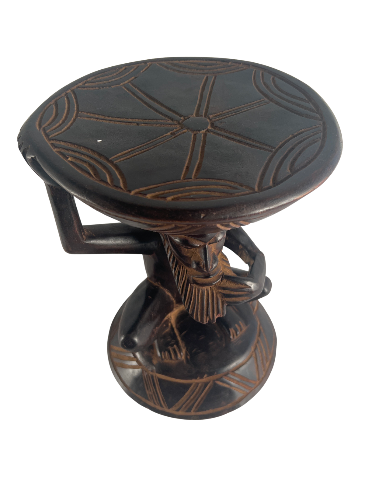 Luba/Baluba Tribe Royal Stool | African Angel Art