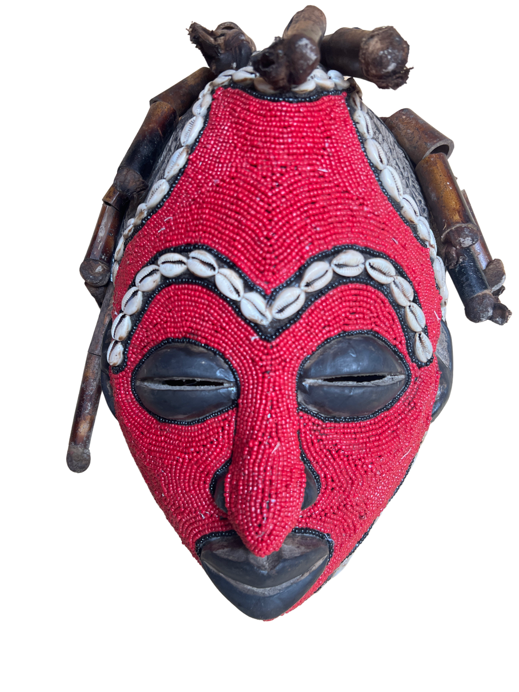 Chokwe Beaded Mask – African Angel Art