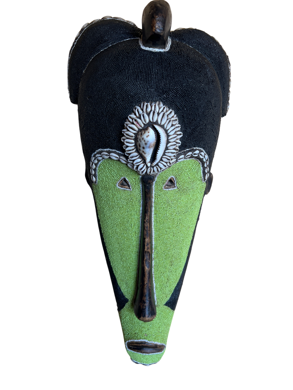 Fang Tribe Beaded Mask | African Angel Art