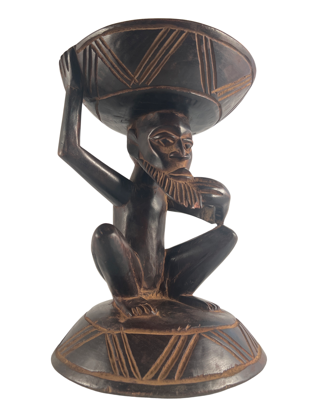 Luba/Baluba Tribe Royal Stool | African Angel Art