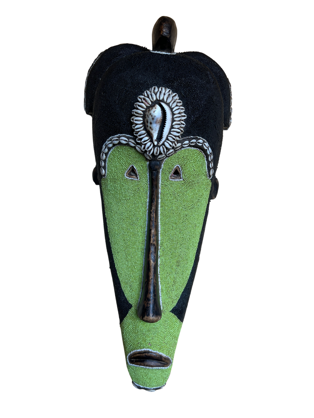 Fang Tribe Beaded Mask | African Angel Art