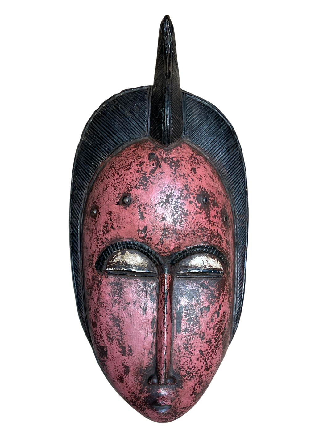 Baule Painted Mask – African Angel Art